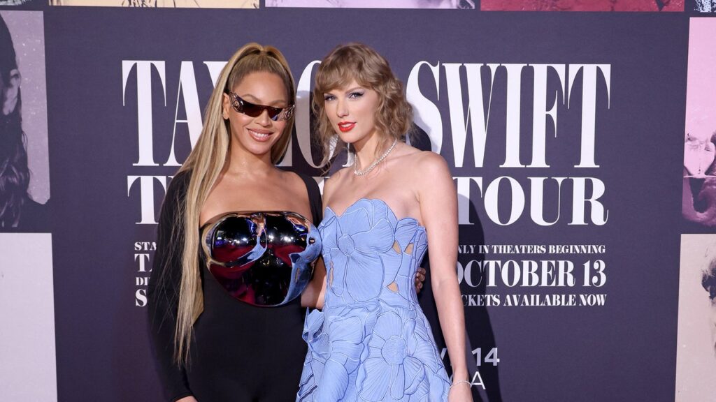 Taylor Swift qualifie l'apparition de Beyoncé à l'avant-première du ...
